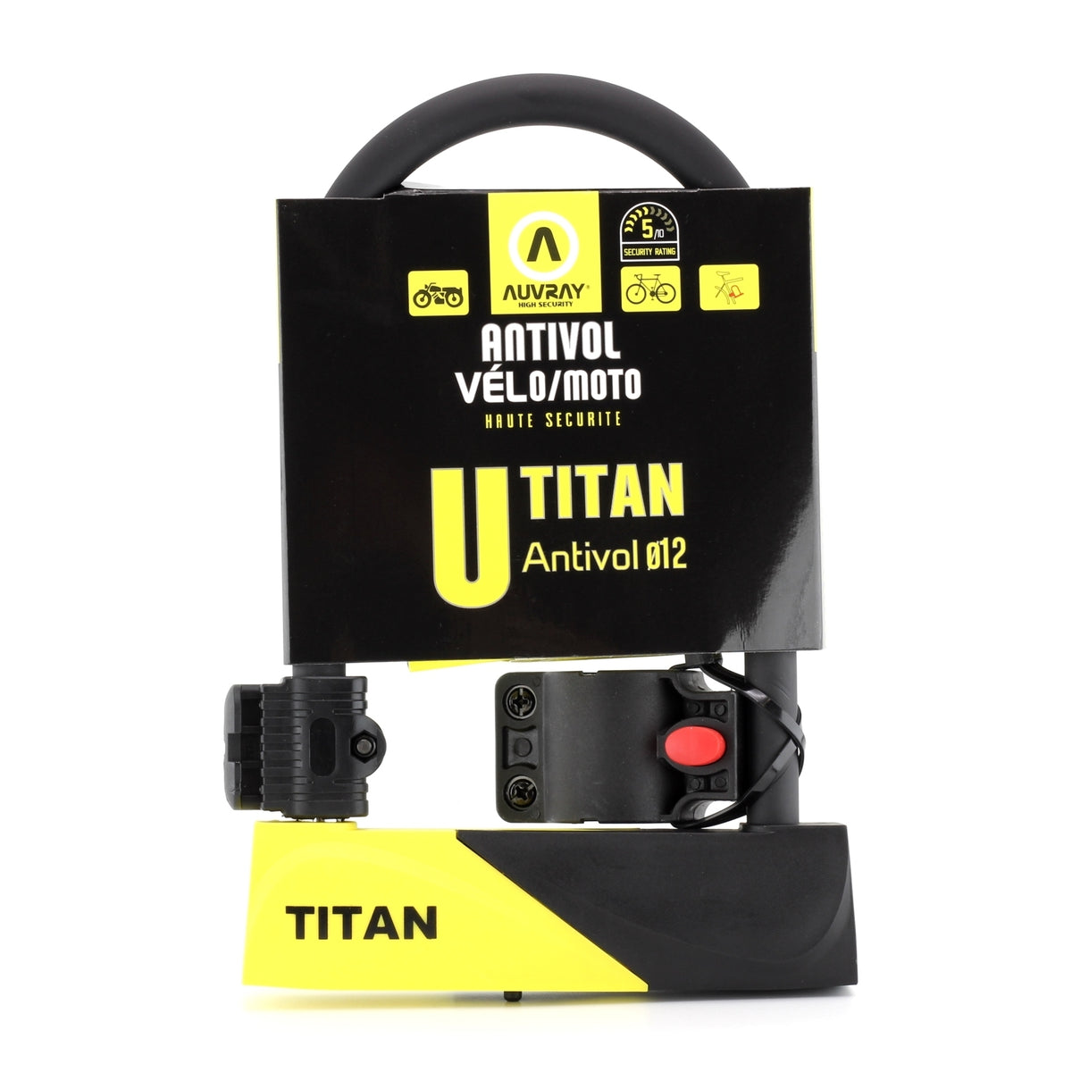 Auvray U Titan 245 U-Lock — 12mm Shackle / With Mount – The Rocket Surgeon