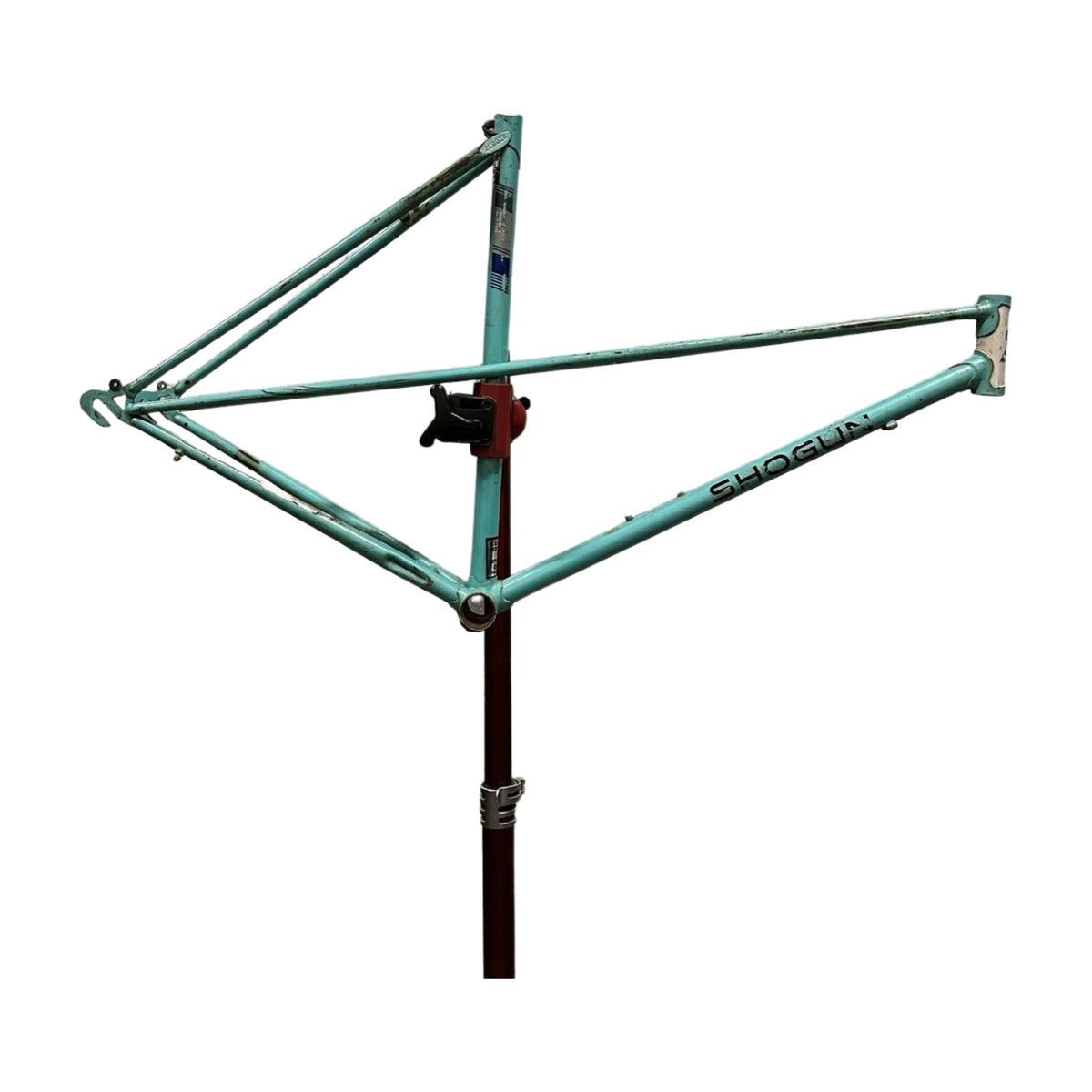 Shogun Mixte Frame — 27" / 52cm Tall x 58cm Long / Teal – The Rocket ...