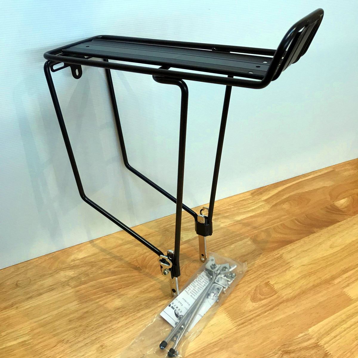 Basic Rear Pannier Rack — For 26"-29er" / Non-Disc / Black – The Rocket ...