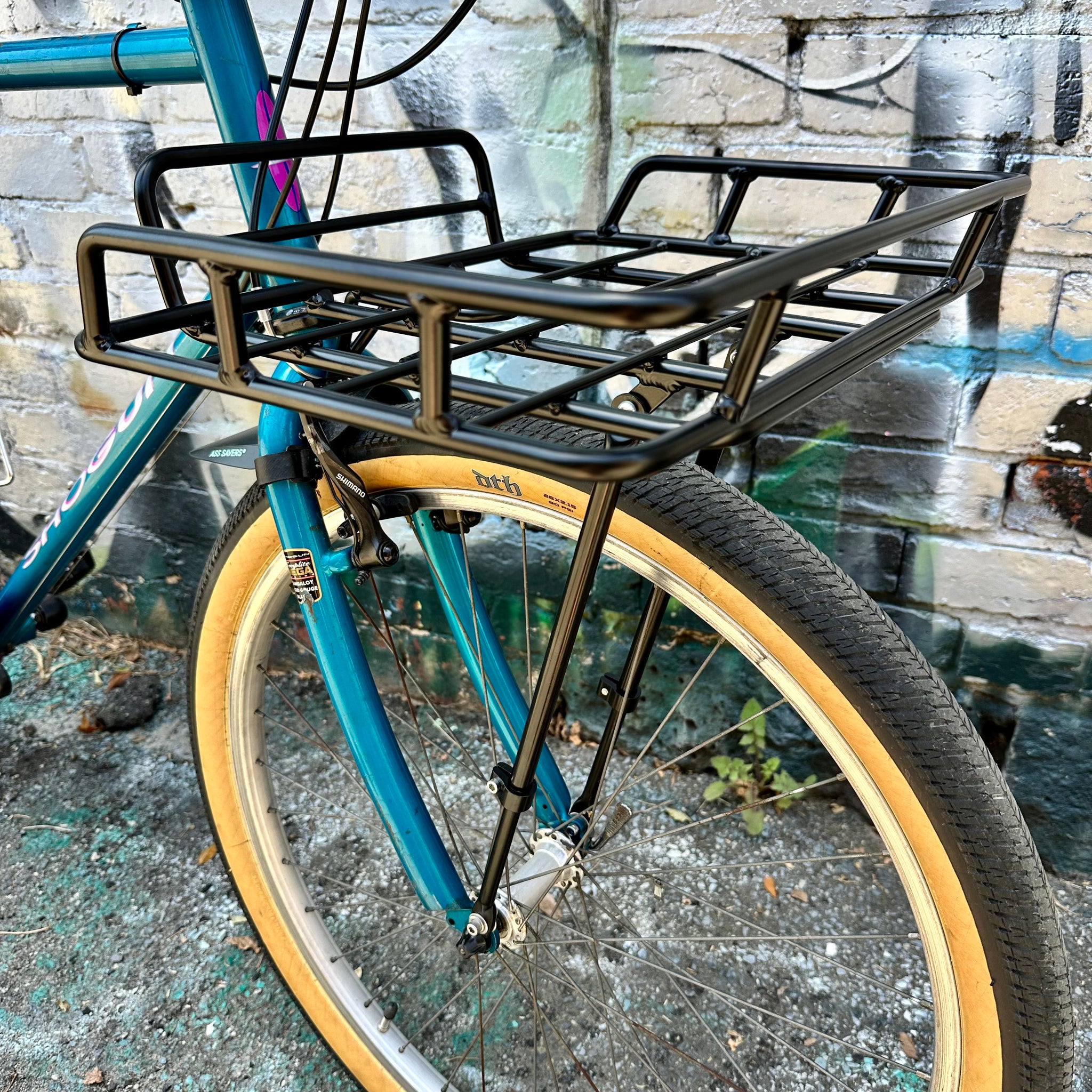 Alloy Front Rack — Adjustable For 26-29" Wheels / Black – The Rocket ...