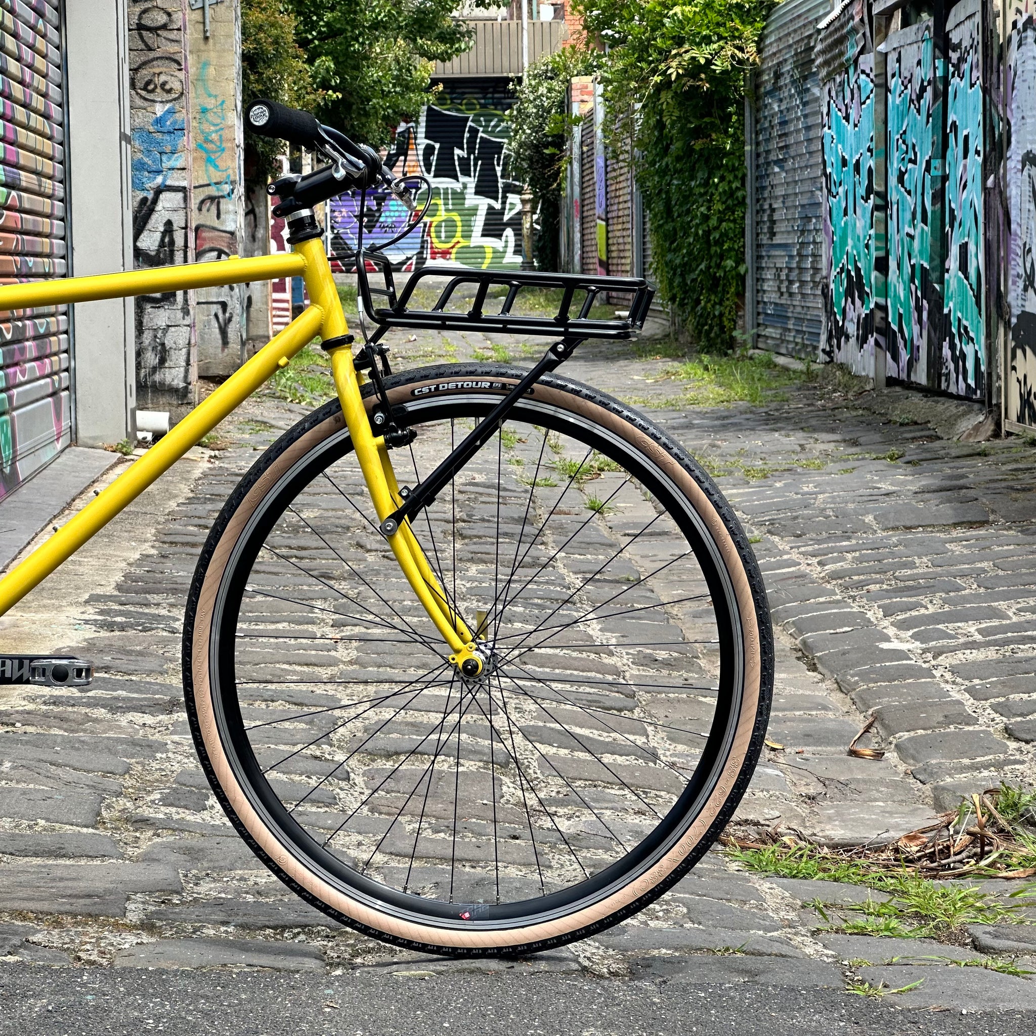 Alloy Front Rack — Adjustable For 26-29" Wheels / Black – The Rocket ...